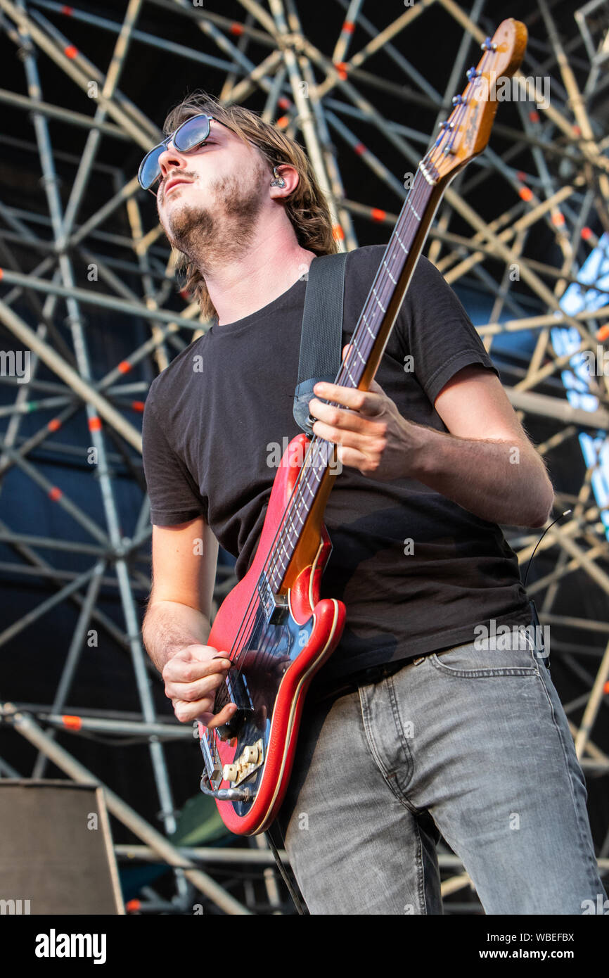 Turin Italy. 25 August 2019. The Belgian indie pop band BALTHAZAR ...