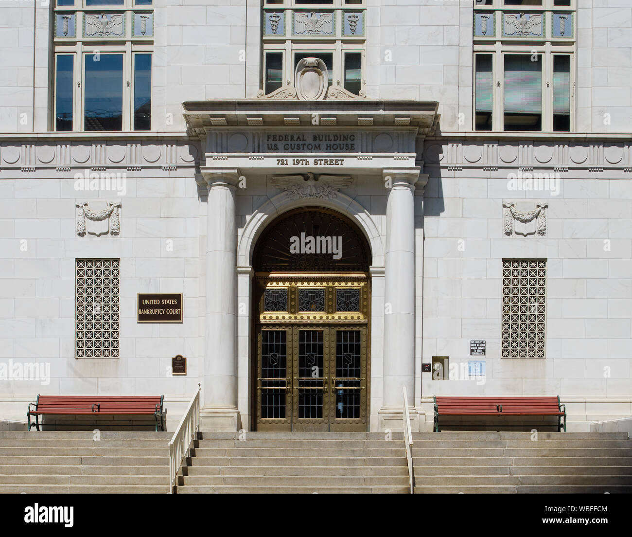 Front view, Federal Building and U.S. Custom House, Denver, Colorado ...
