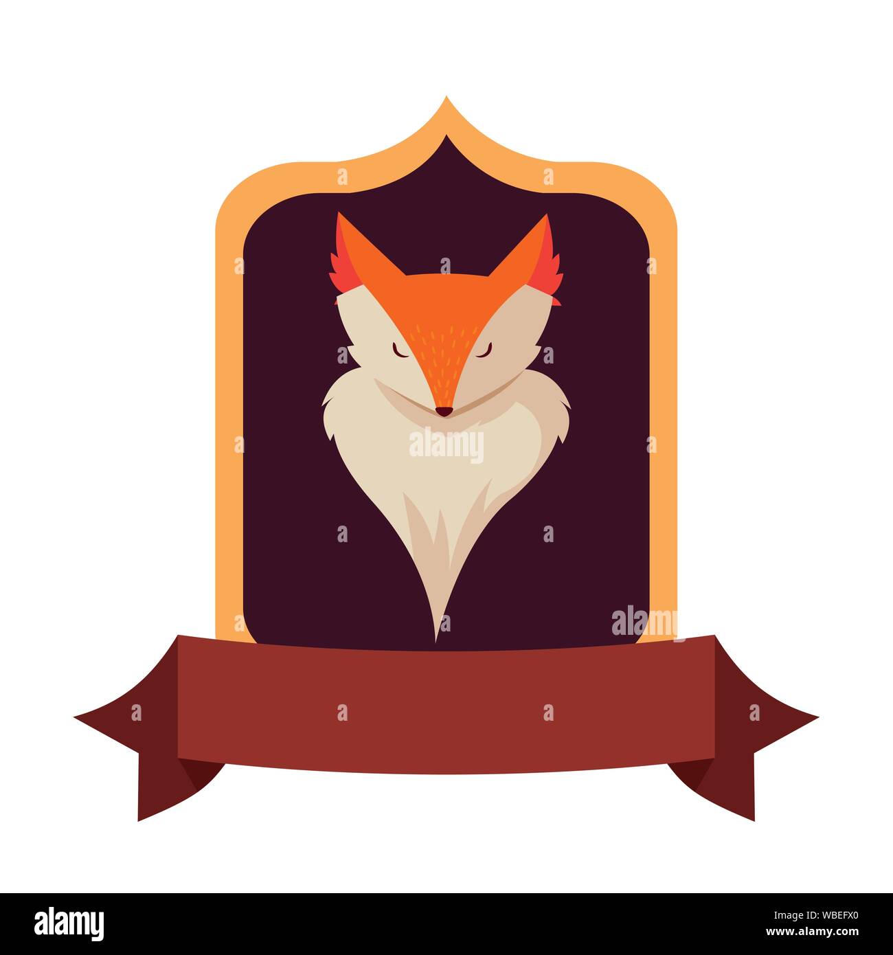 Cartoon fox speech bubble hi-res stock photography and images - Alamy