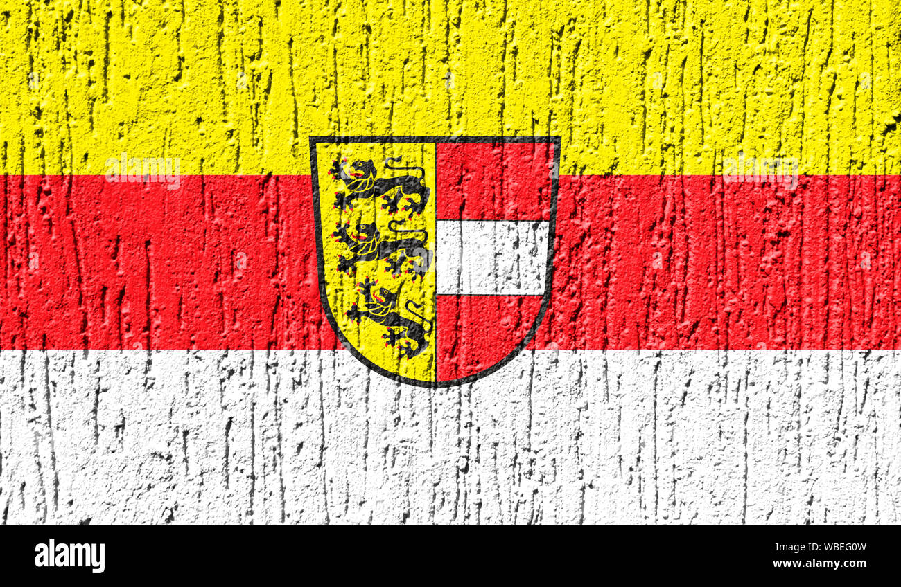 Flag of Carinthia close up painted on a cracked wall Stock Photo - Alamy