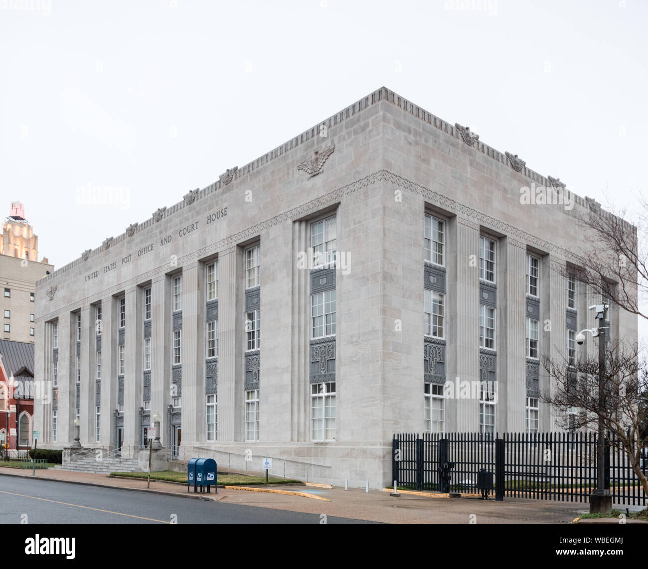 Full view of building. Art Deco style Federal Building & U.S ...