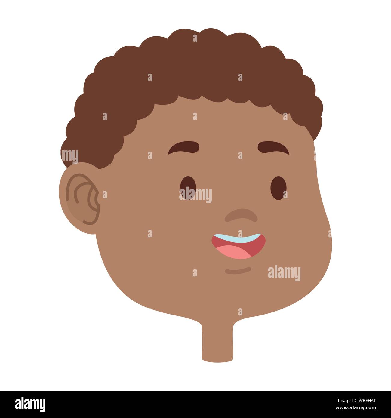 Cute young boy smiling face cartoons Stock Vector Image & Art - Alamy