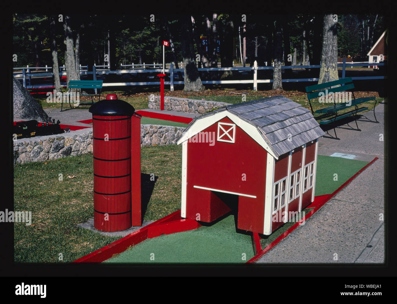 Funspot mini golf, Route 3, Weirs Beach, New Hampshire Stock Photo - Alamy
