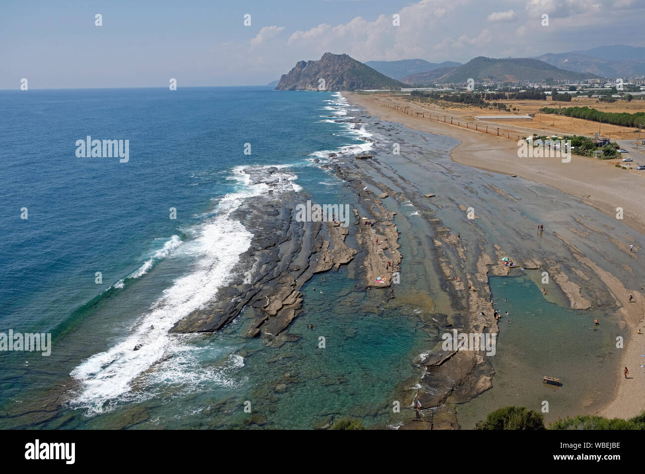 Natural Pools located in the eastern part of Koru Beach of Gazipaşa ...