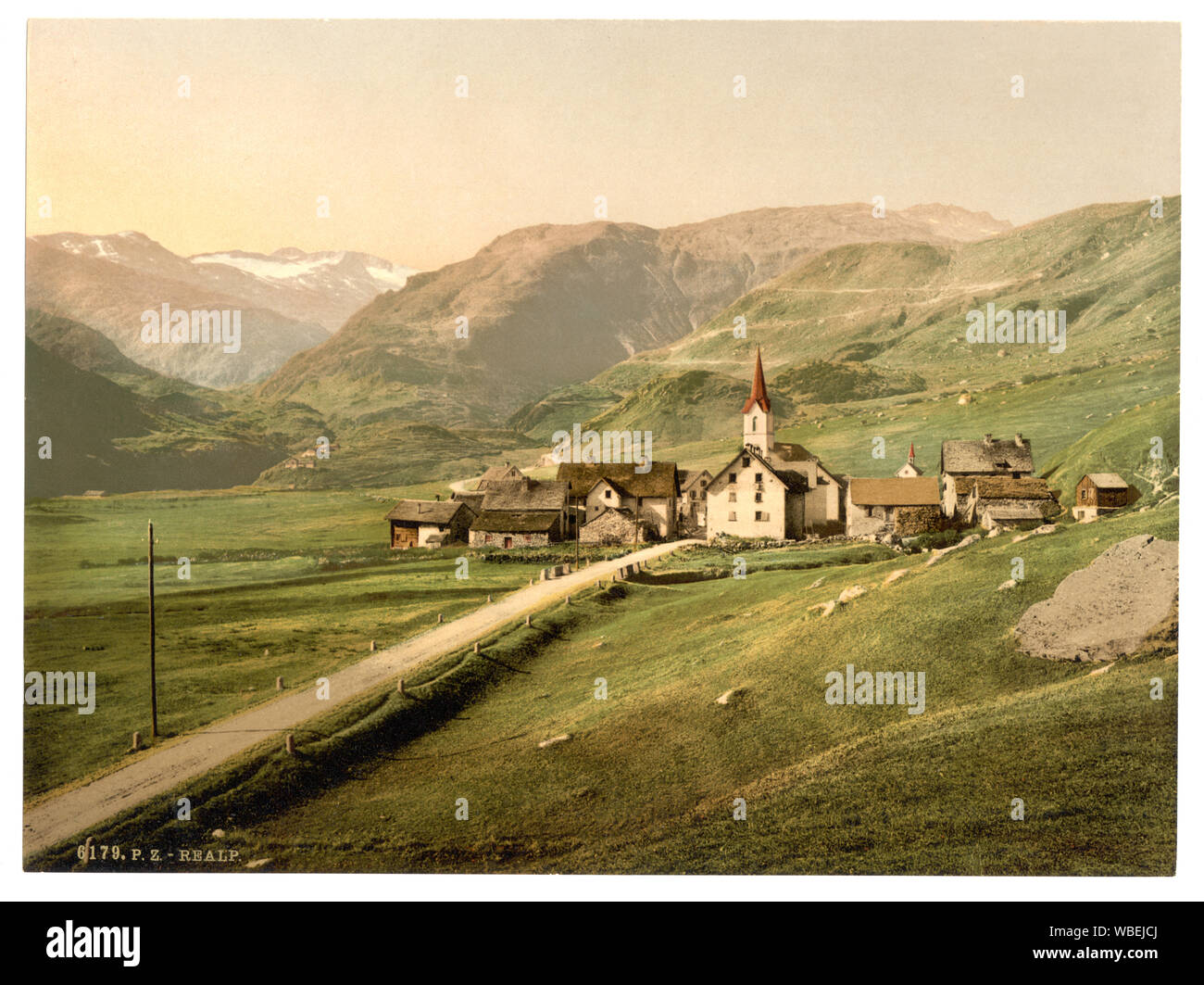 Furka Pass, Realp, general view, Bernese Oberland, Switzerland Stock ...