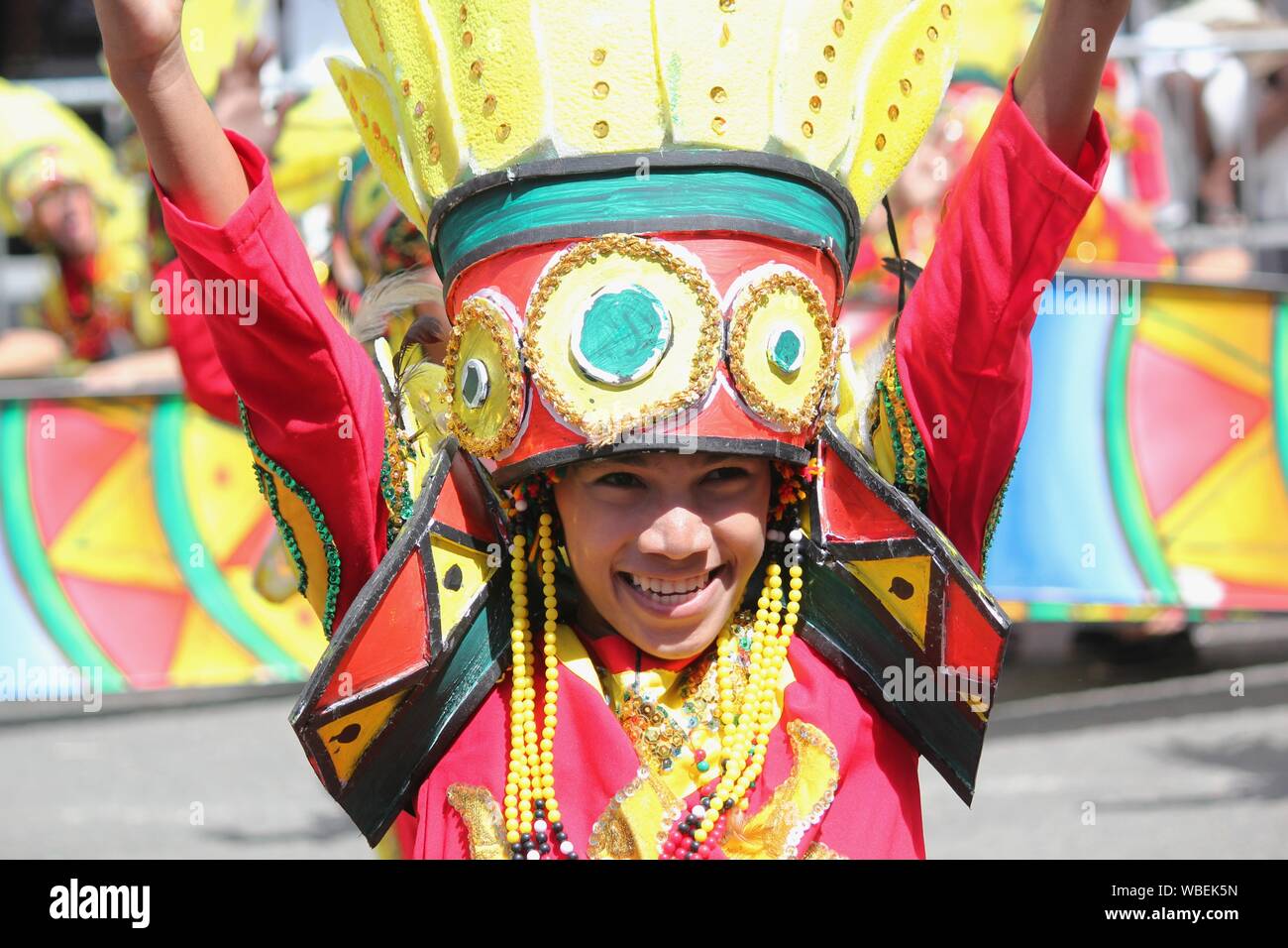 Davao City, Philippines-August 2014: Cropped close up of a street ...