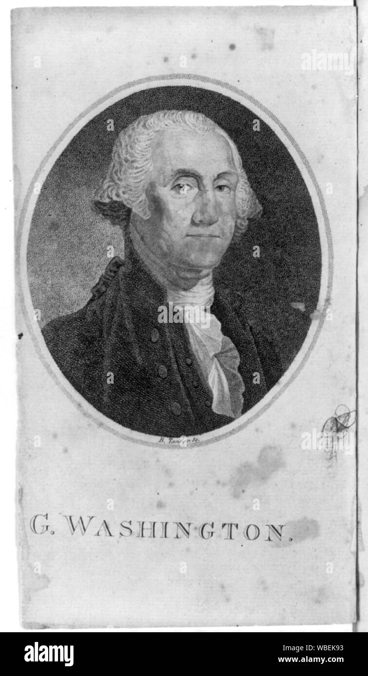 George washington engraving hi-res stock photography and images - Alamy