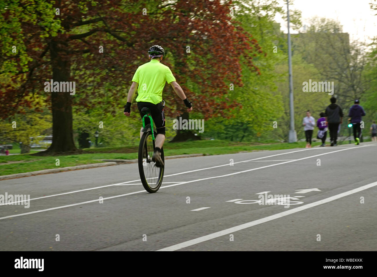 Man riding unicycle hi-res stock photography and images - Alamy
