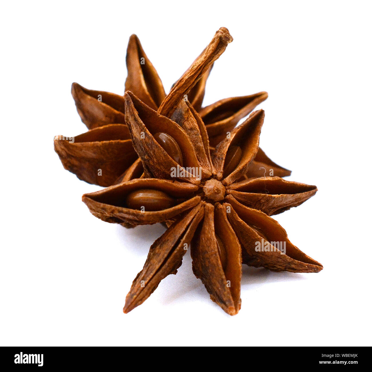 Beautiful photo anise isolated on white background Stock Photo - Alamy