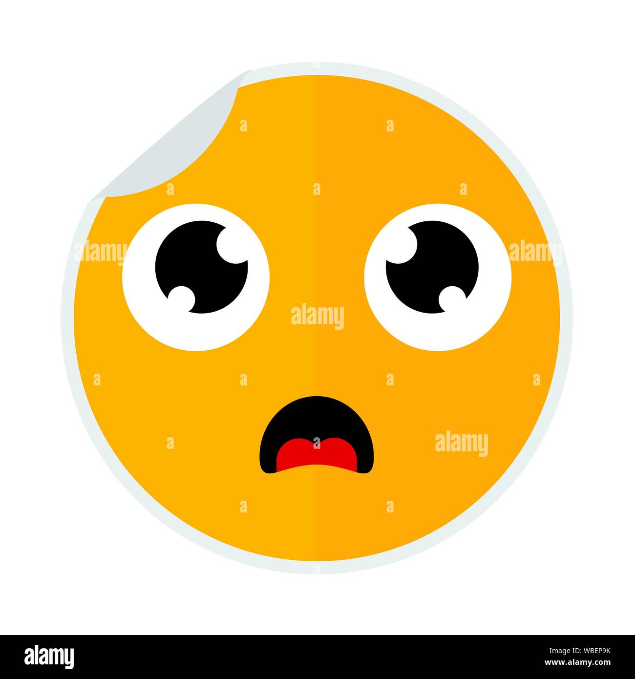 expression face sticker Stock Vector Image & Art - Alamy