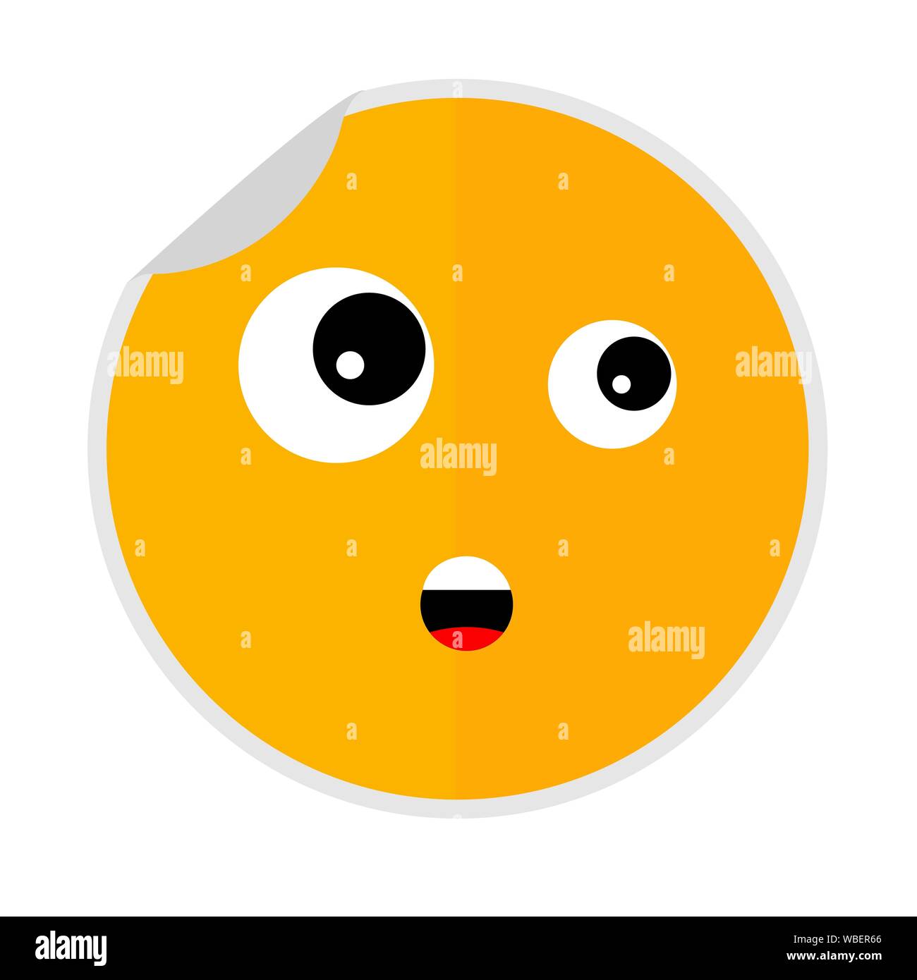 expression face sticker Stock Vector Image & Art - Alamy