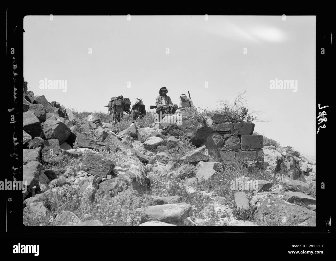 Gamala (Kal'at el-Huson east of the Sea of Galilee). Gamala from S.E ...