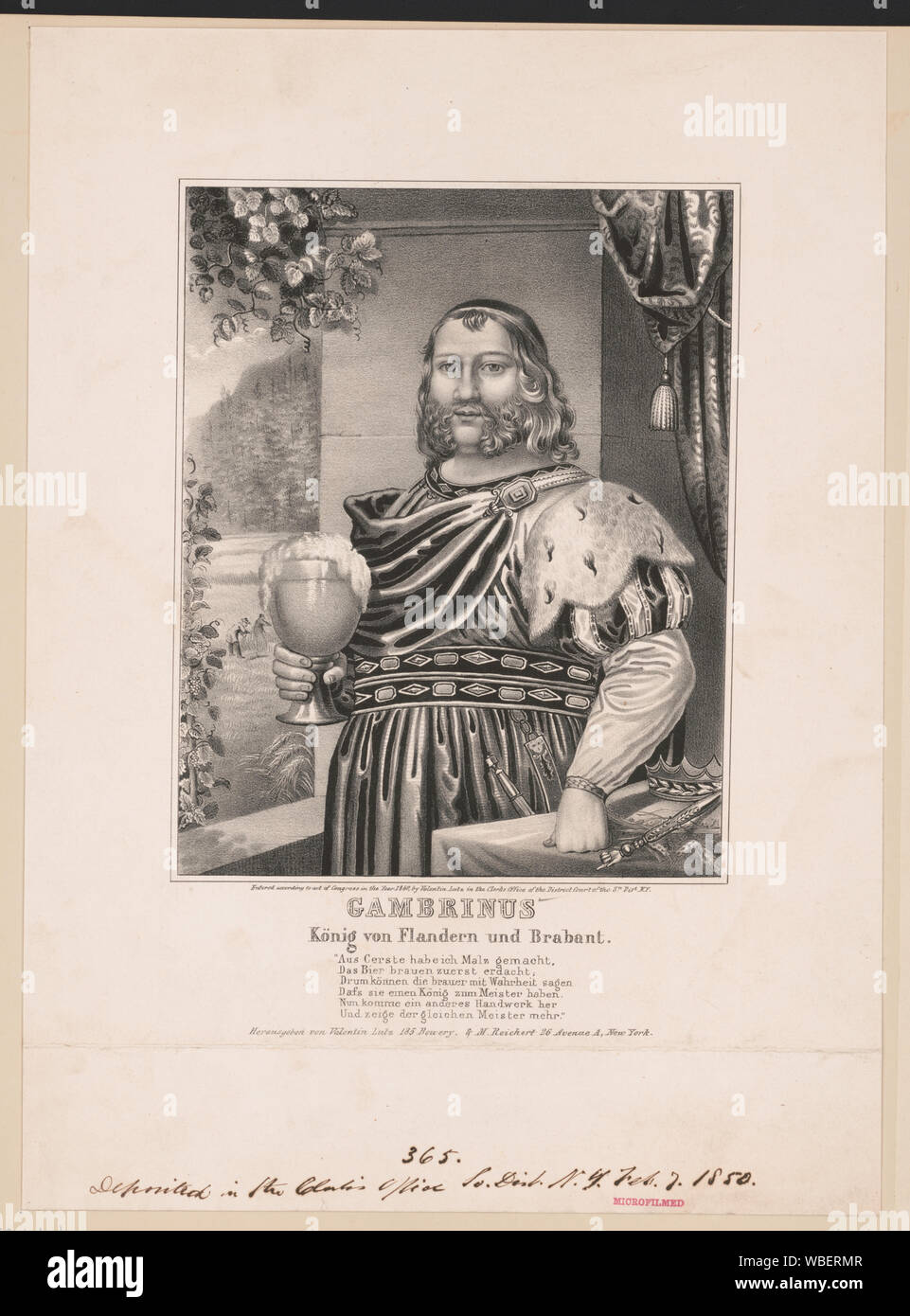 Gambrinus beer history hi-res stock photography and images - Alamy