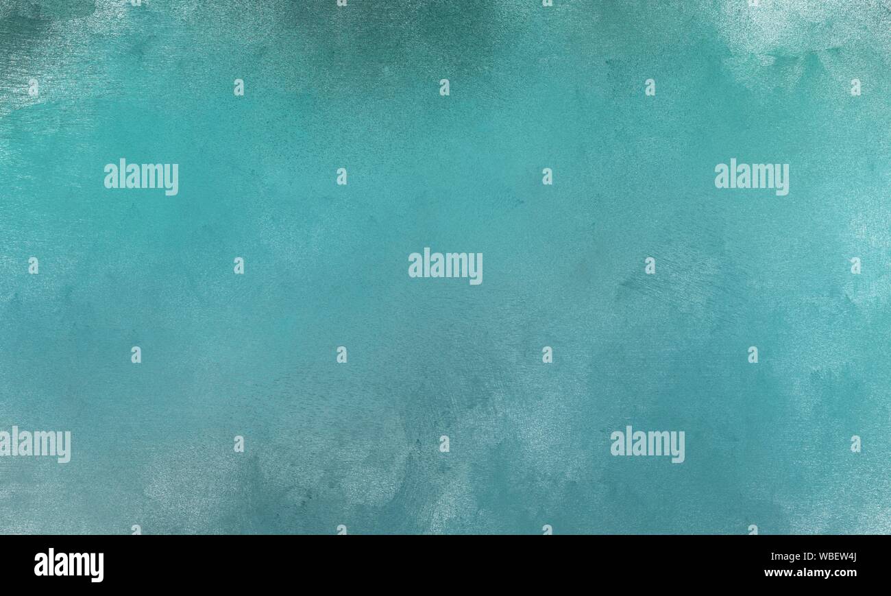 textured abstract cadet blue, pale turquoise and pastel blue painting ...