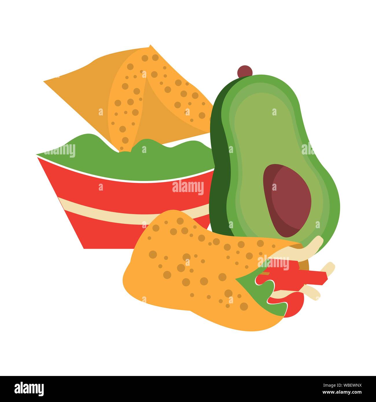 mexico culture and foods cartoons Stock Vector Image & Art - Alamy
