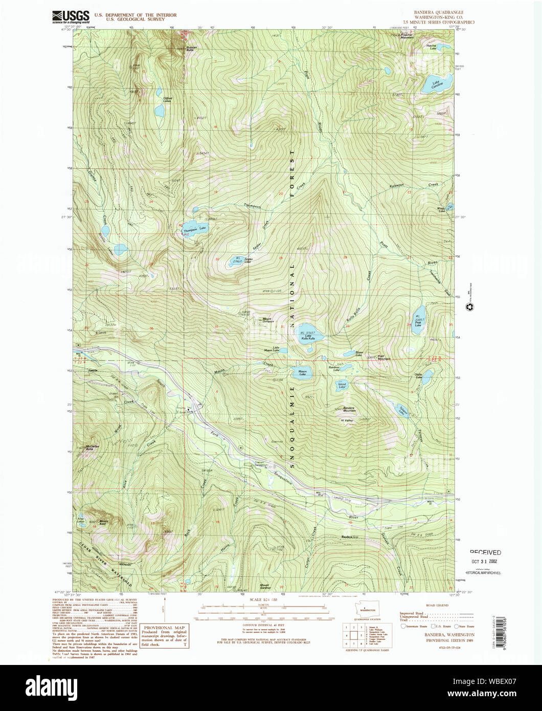Map of bandera hi-res stock photography and images - Alamy