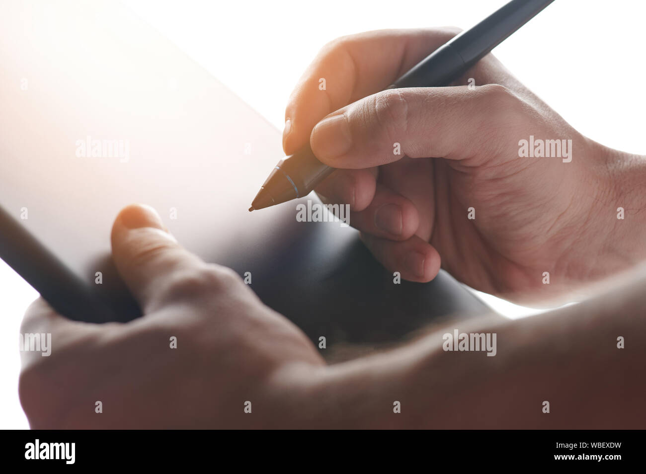 Digital signature touch screen hi-res stock photography and images - Alamy