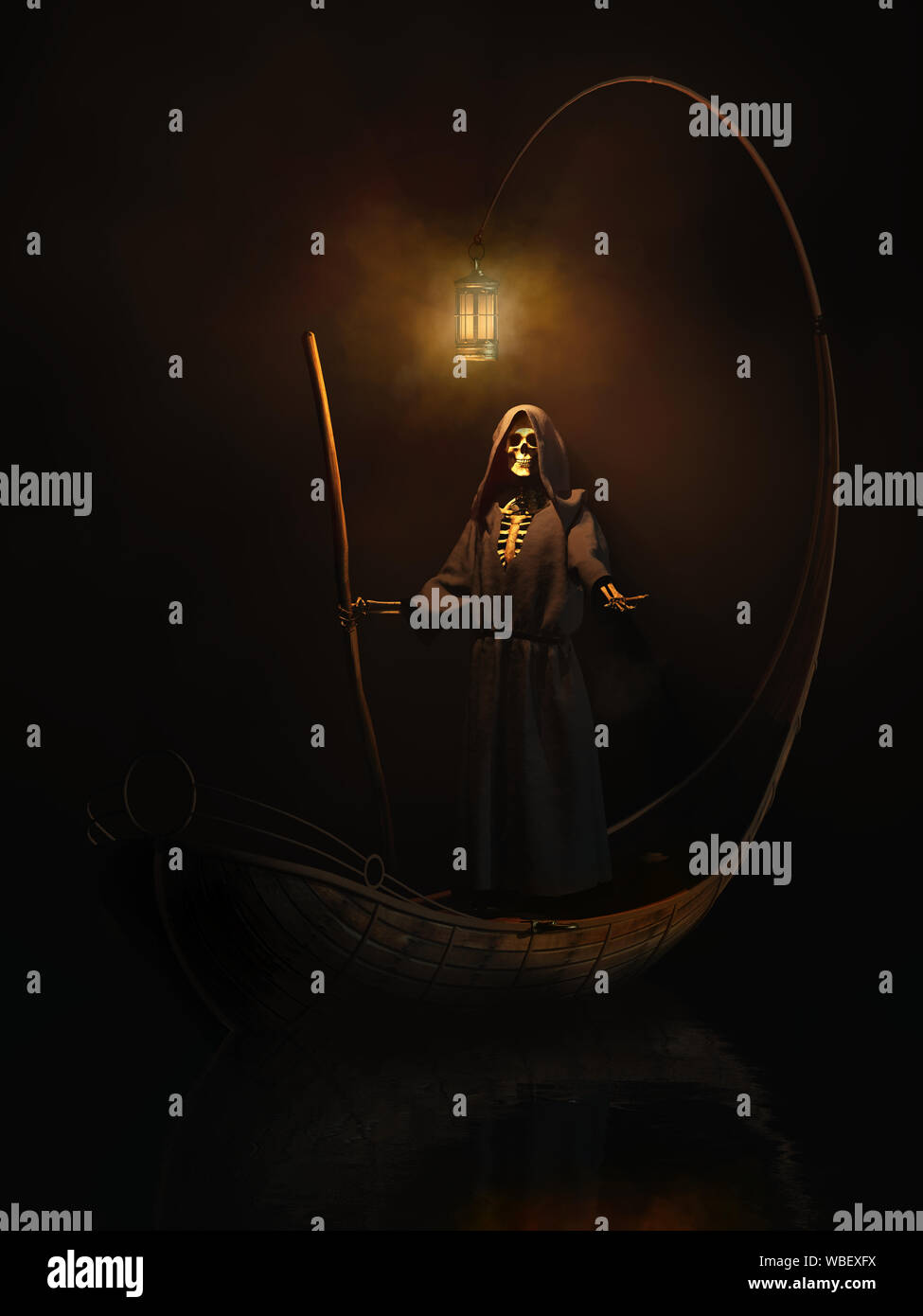 Charon boat styx hi-res stock photography and images - Alamy
