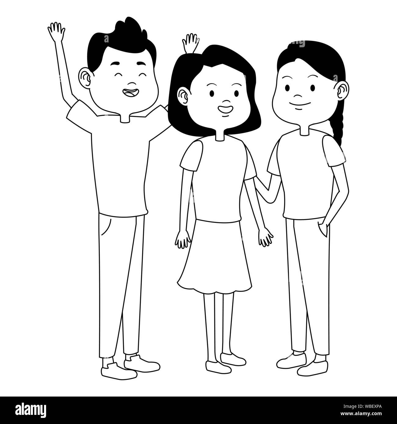Alituntunin Sa Paaralan Clipart Of Children