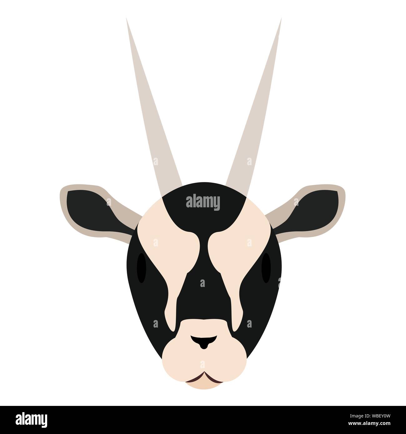 Cute gazelle face Stock Vector Image & Art - Alamy