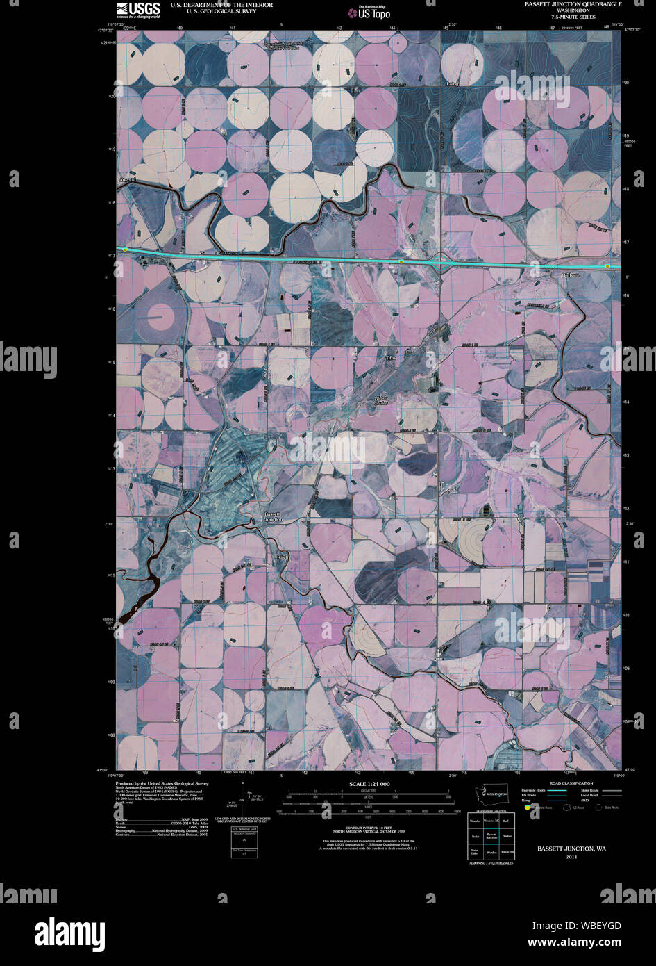 Map of bassett hi-res stock photography and images - Alamy