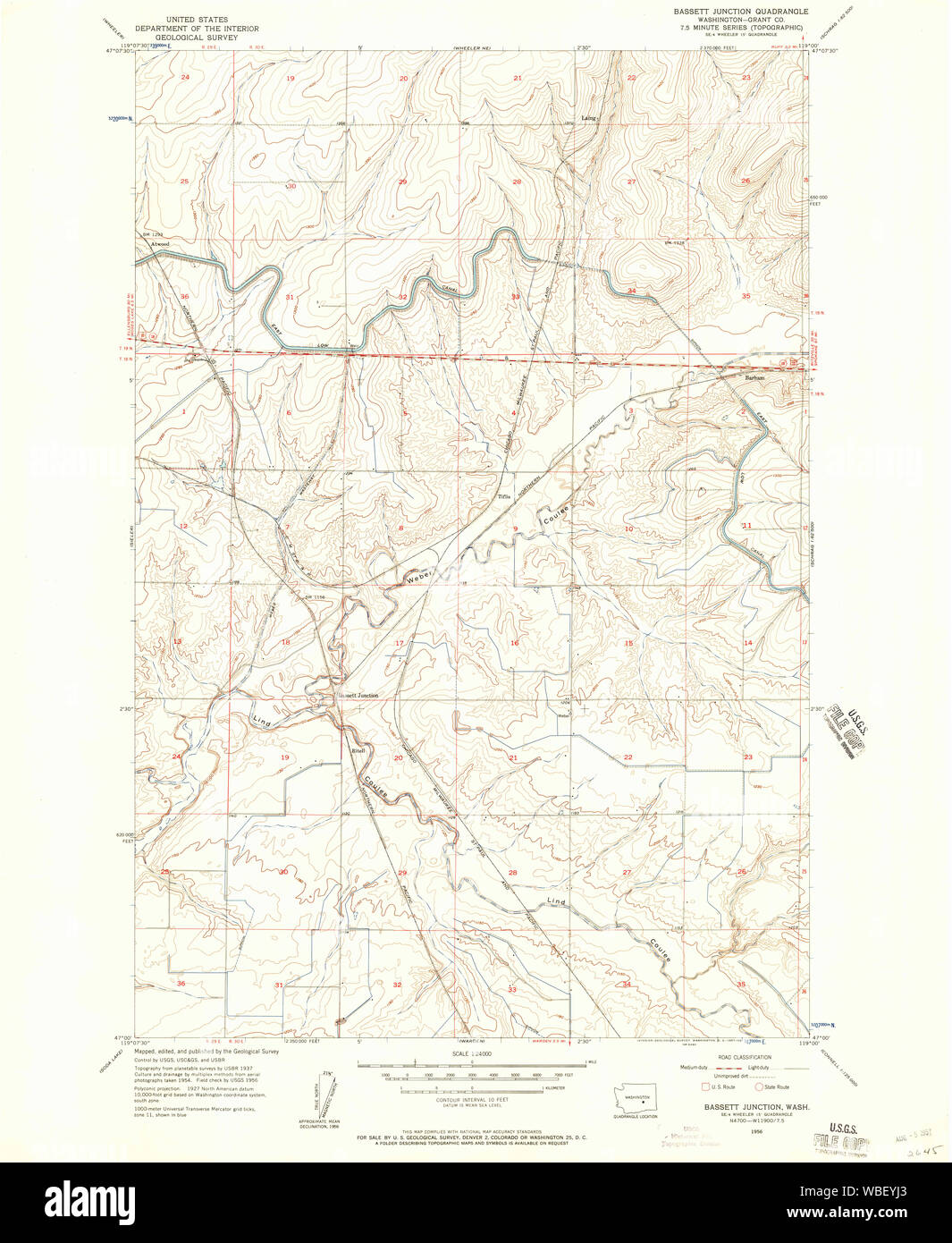 Map of bassett hi-res stock photography and images - Alamy