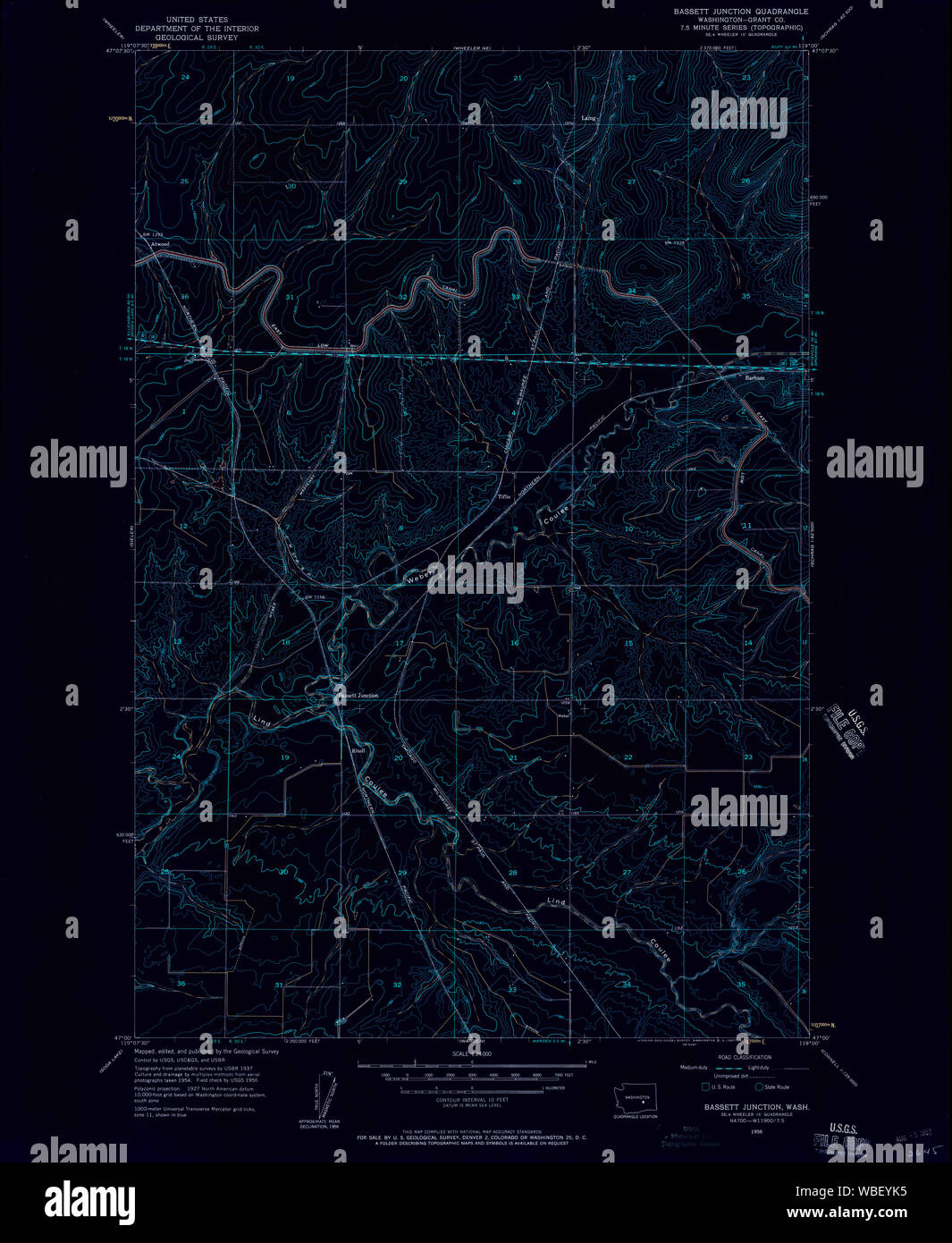 Map of bassett hi-res stock photography and images - Alamy