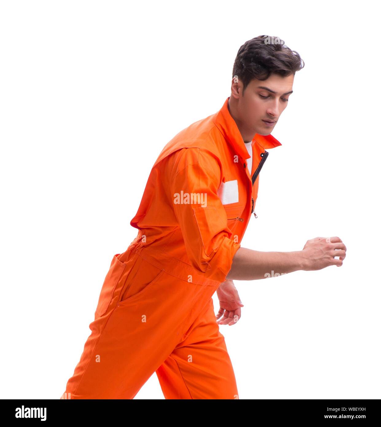 Inmate uniform orange hi-res stock photography and images - Alamy