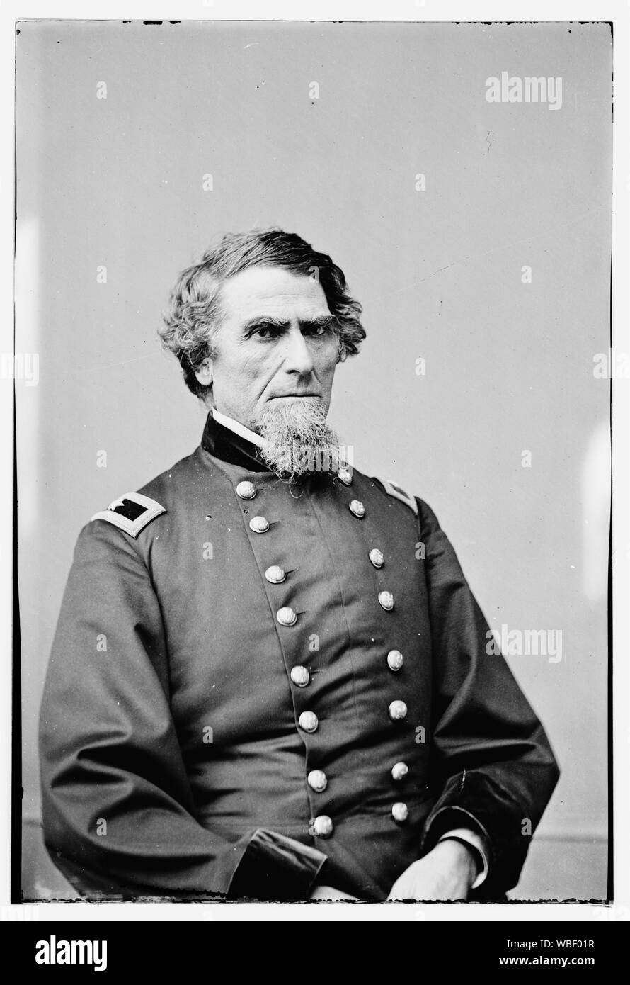 Gen. B.F. Kelley, Col. 1st W.Va. USA Stock Photo - Alamy