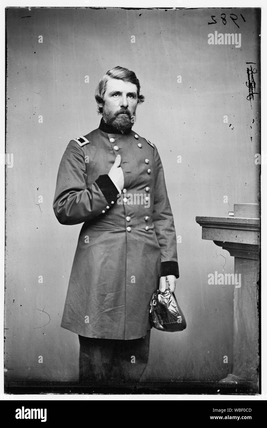 Gen. Charles Smith Hamilton, Col. 3rd Wisc Stock Photo - Alamy
