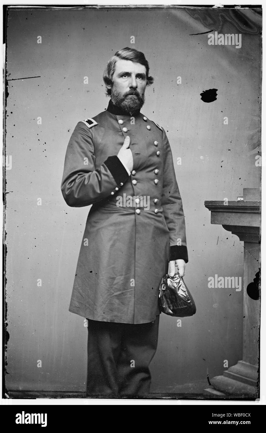 Gen. Charles Smith Hamilton, Col. 3rd Wisc Stock Photo - Alamy