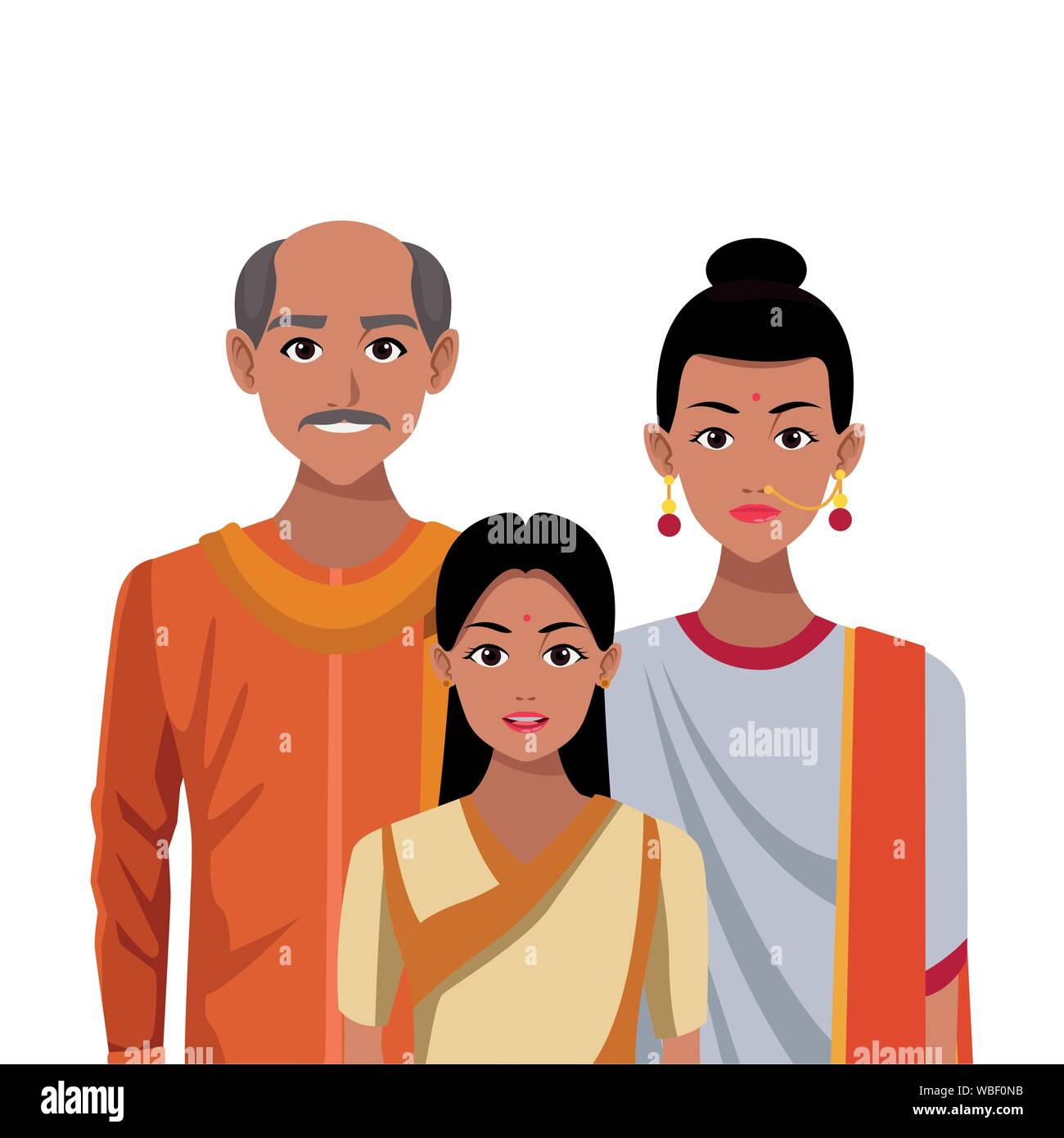 indian asian oriental culture cartoon Stock Vector Image & Art - Alamy
