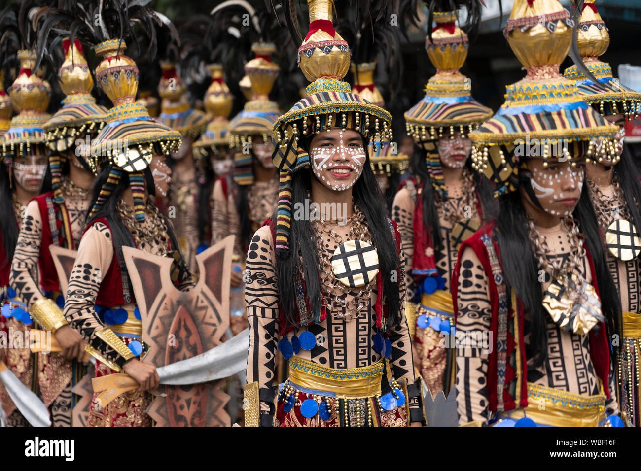 Cebu City,Philippines 25th August 2019. Dancers perform in the ...