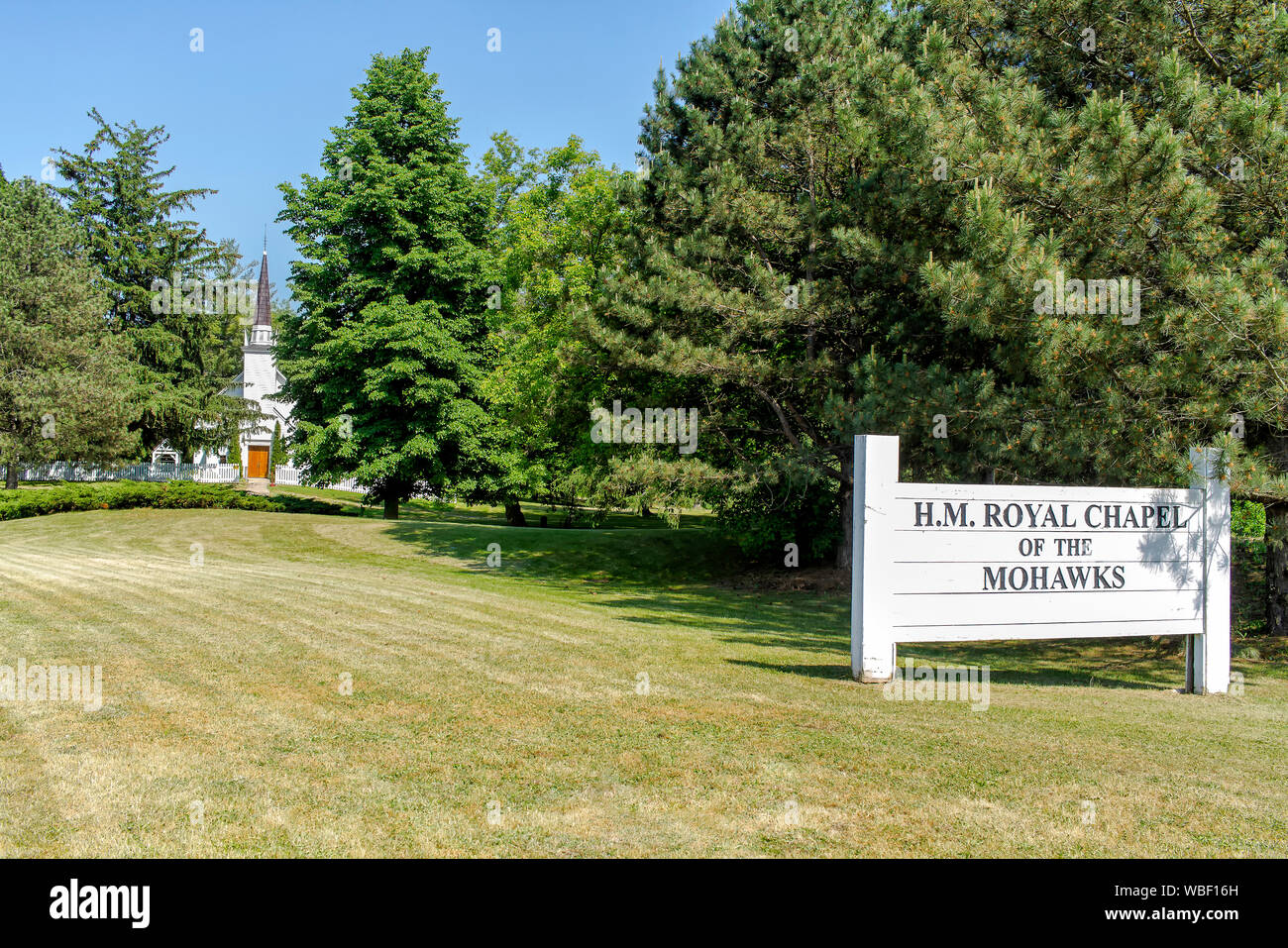 Old mohawk church hi-res stock photography and images - Alamy