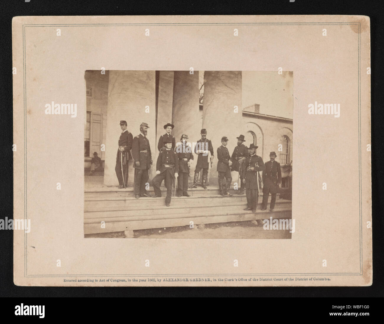 Gen. Heintzelman & staff, Arlington House, Va. Abstract/medium: 1 ...