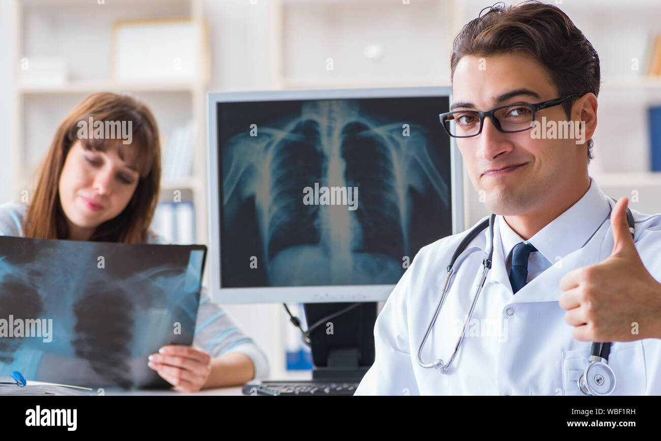 Young woman visiting radiologist ray hi-res stock photography and ...