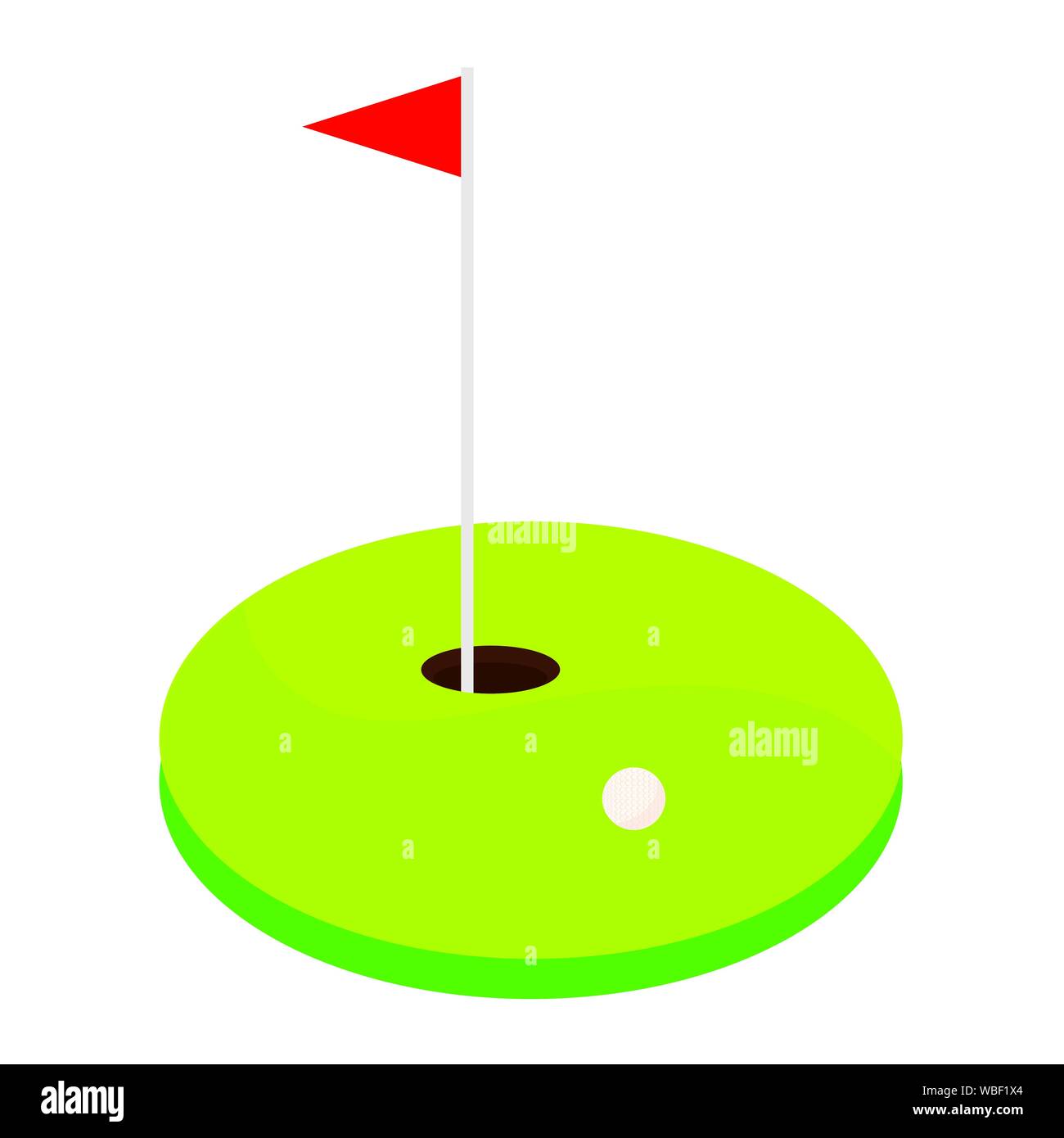 Abstract golf object Stock Vector Image & Art - Alamy