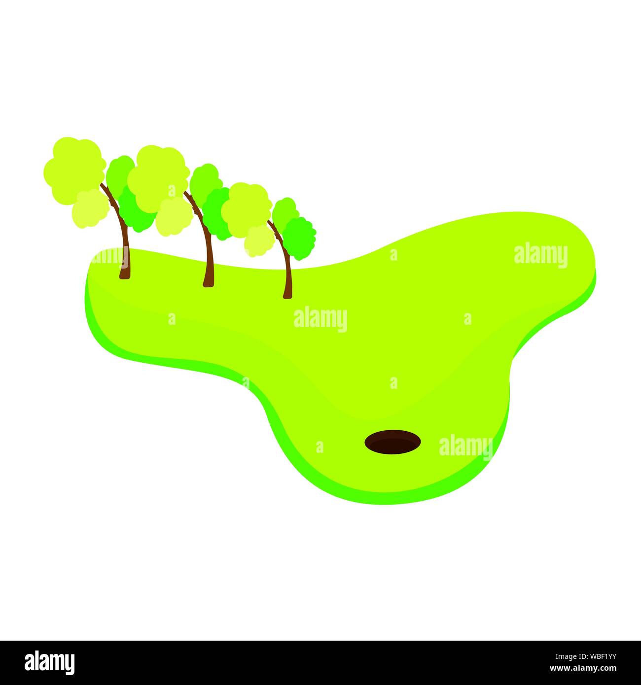 Abstract golf object Stock Vector Image & Art - Alamy