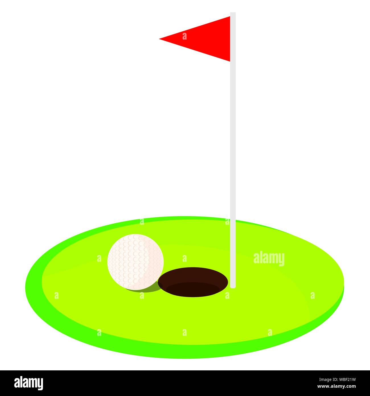 Abstract golf object Stock Vector Image & Art - Alamy