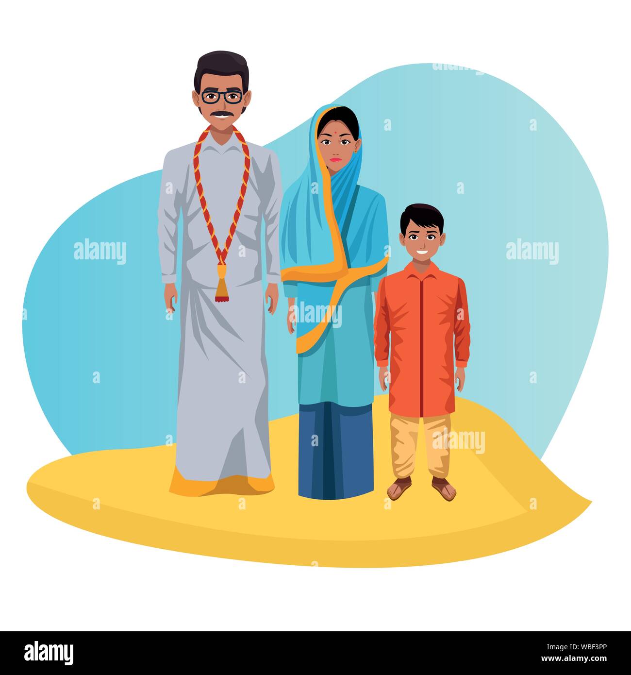 indian asian oriental culture cartoon Stock Vector Image & Art - Alamy
