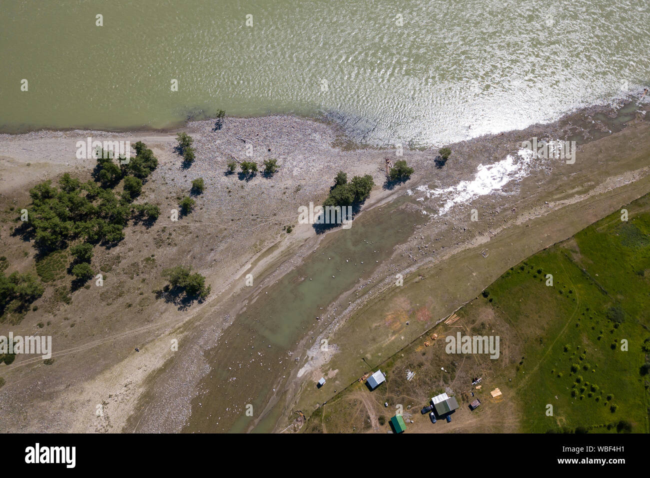 Round settlement aerial hi-res stock photography and images - Alamy