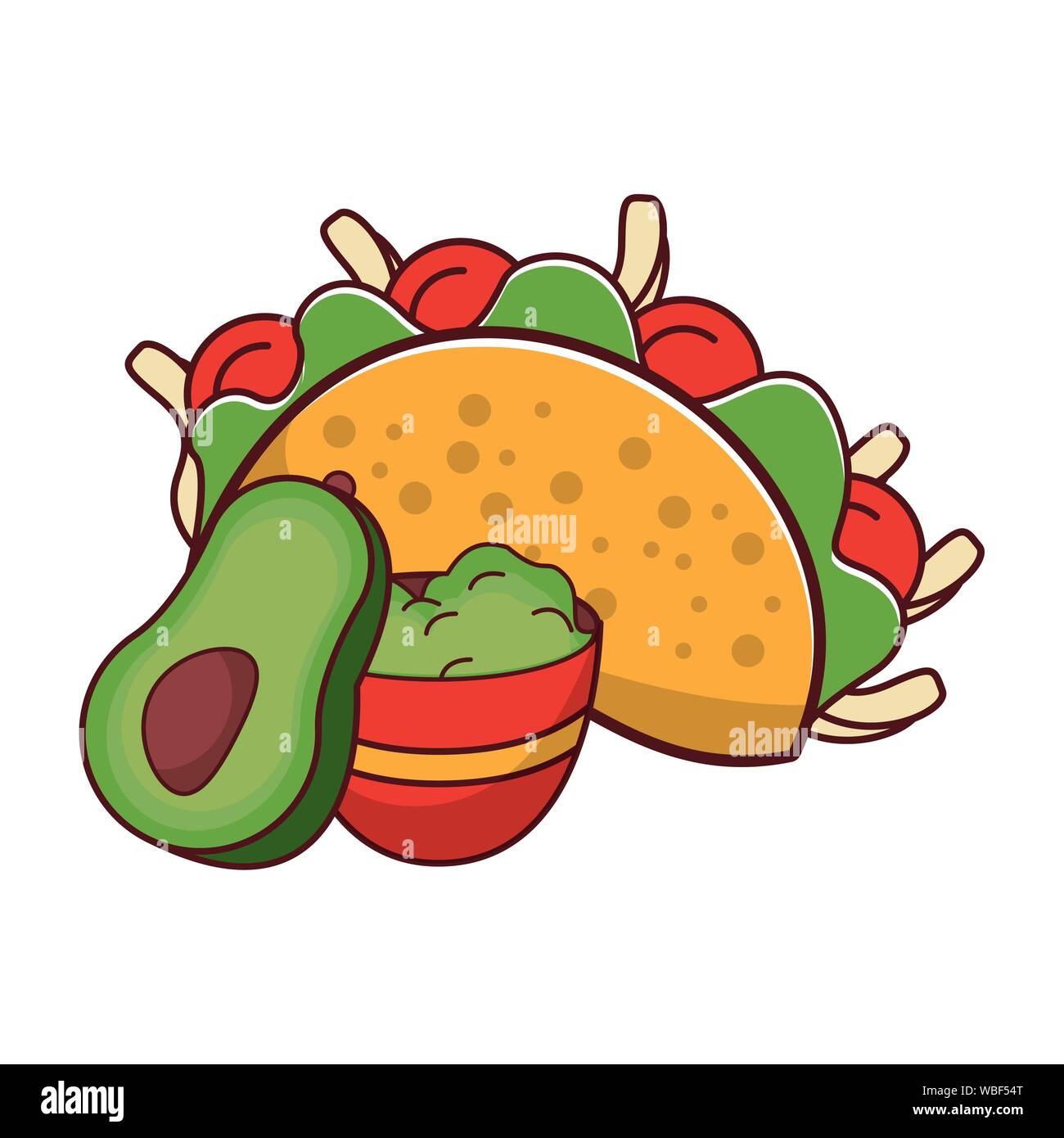 mexico culture and foods cartoons Stock Vector Image & Art - Alamy