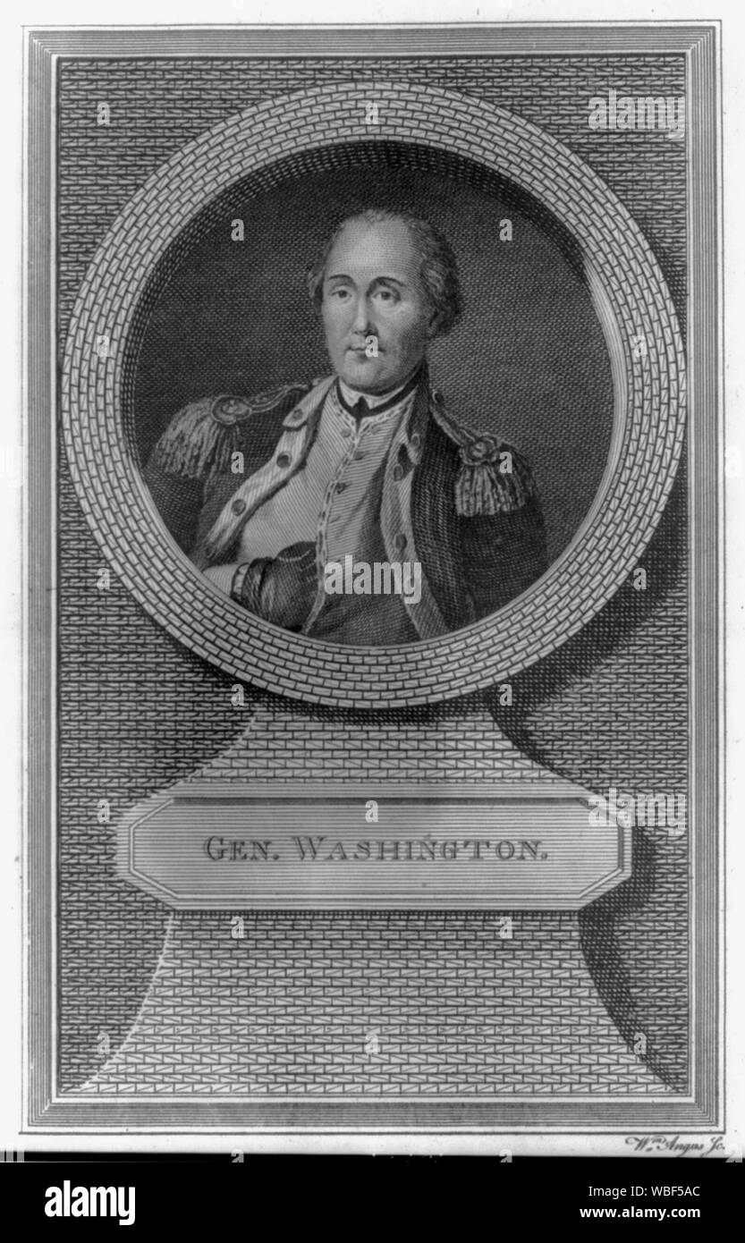 Gen. Washington Abstract: Print shows George Washington, head-and ...