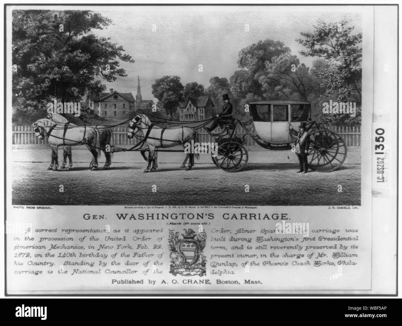Gen. Washington's carriage Stock Photo - Alamy
