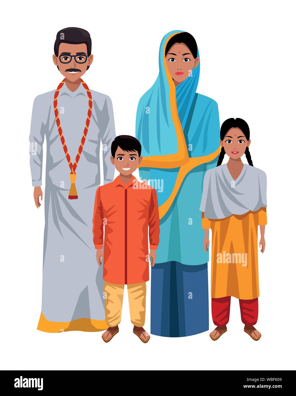 indian asian oriental culture cartoon Stock Vector Image & Art - Alamy