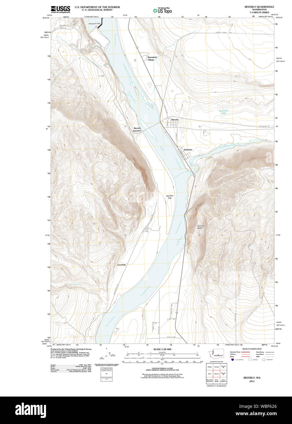 Beverly washington map Cut Out Stock Images & Pictures - Alamy
