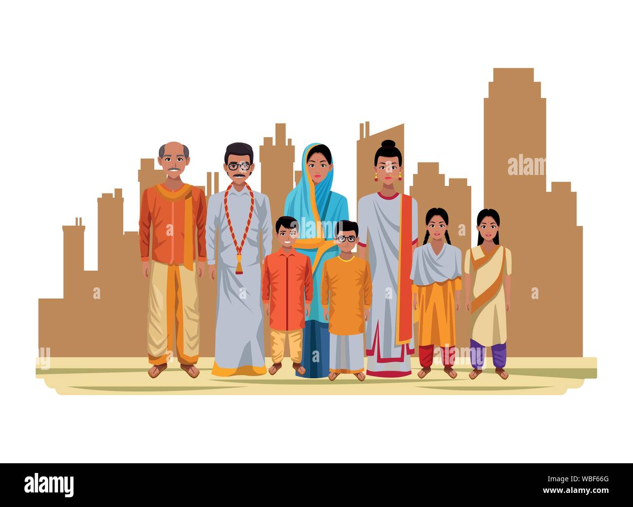 indian asian oriental culture cartoon Stock Vector Image & Art - Alamy