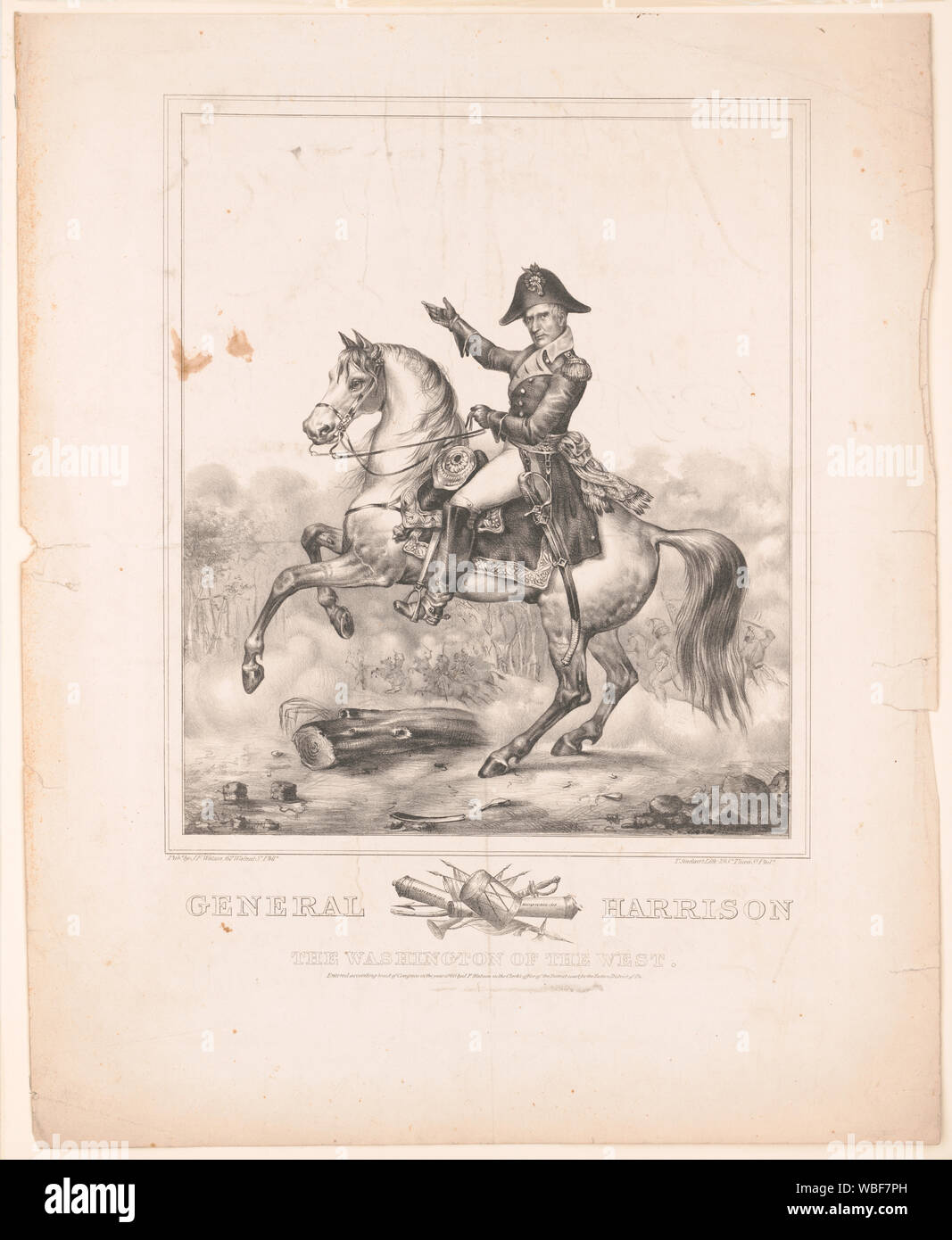 General Harrison. The Washington of the West Stock Photo - Alamy