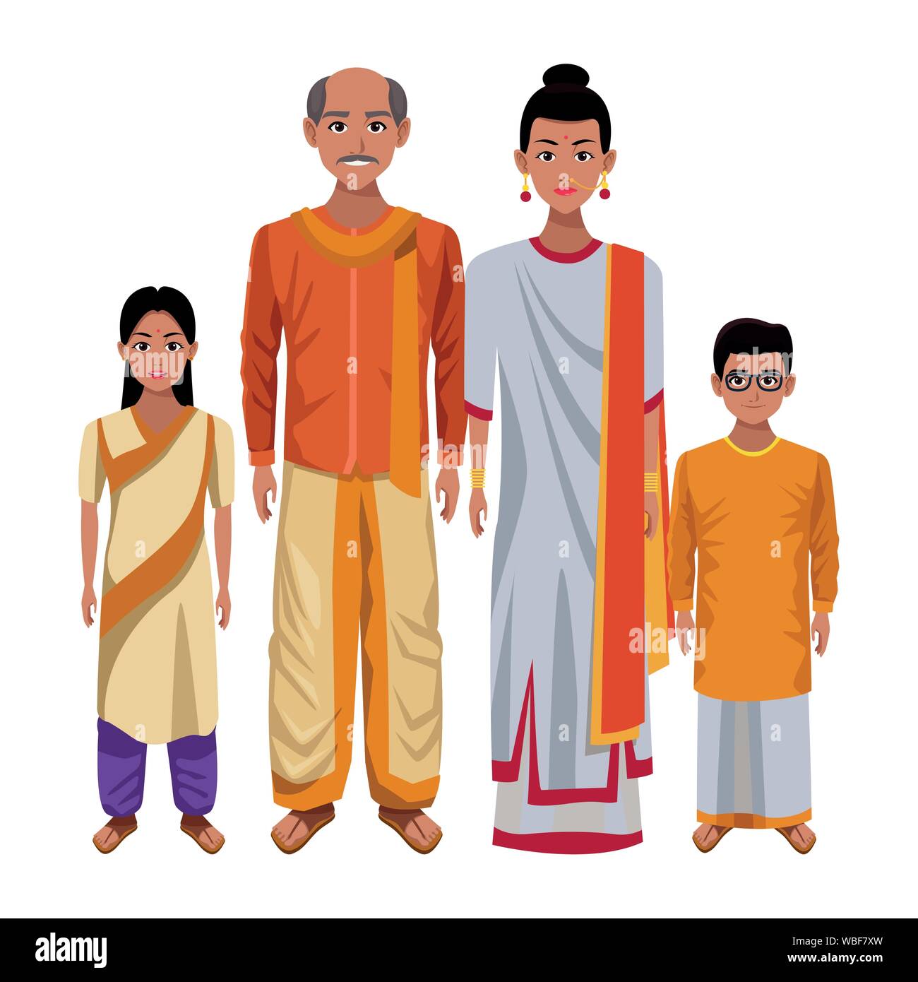 indian asian oriental culture cartoon Stock Vector Image & Art - Alamy