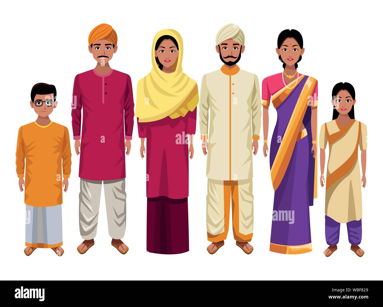 indian asian oriental culture cartoon Stock Vector Image & Art - Alamy